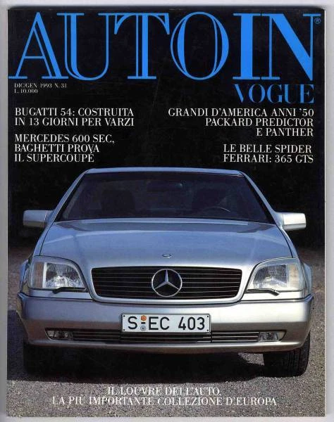 A7526 93.12 AUTOIN VOGUE NSX Mercedes 600SEC Ford GT ... £53.95 ...