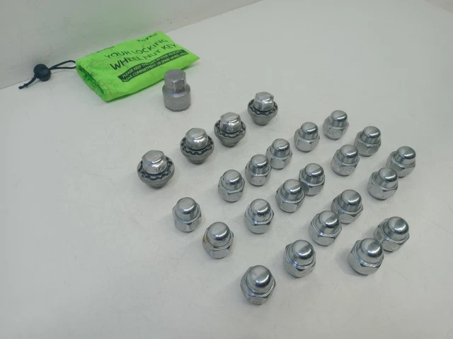 HYUNDAI KONA WHEEL Nut Set & Locking Key 5295014140 Mk1 Os 2017 - 2023 ...