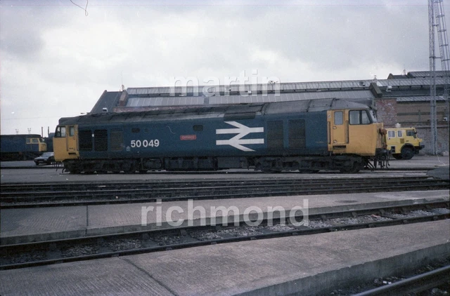 OLD OAK COMMON Class 50's 50049 & 50037 Lot of 2 35mm Colour Negatives ...