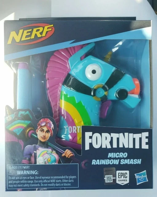 NERF FORTNITE MICROSHOTS Blaster - Micro Rainbow Smash NEUF bombardier ...