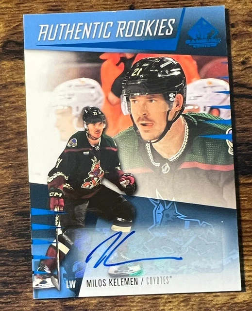 2023-24 UD SPGU Milos Kelemen Rc Auto Autentico Rookie #253 Nhl Hockey ...