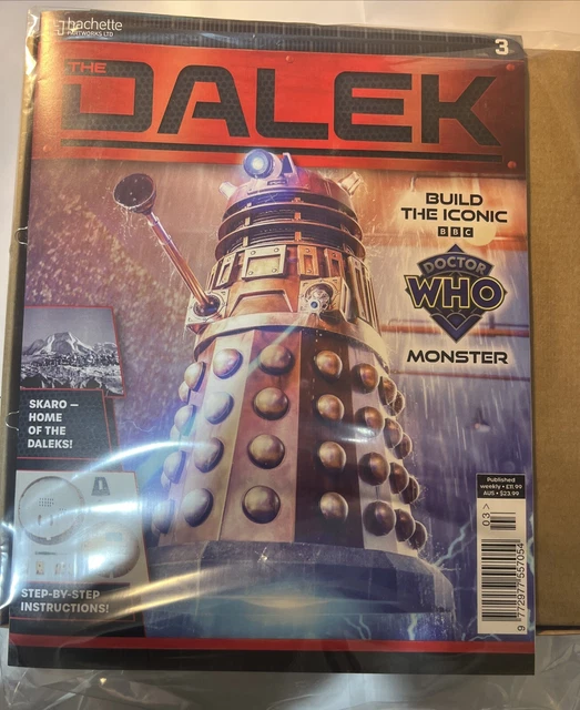 HACHETTE BUILD THE Dalek partwork #3 The Iconic BBC Doctor Who Monster ...