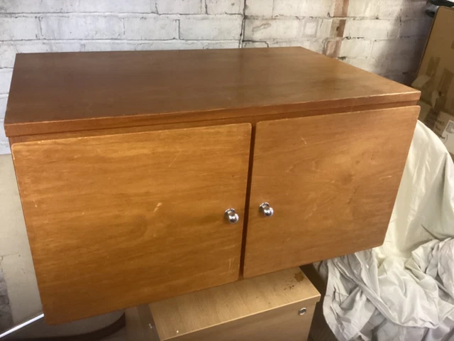 TEAK BEAVER AND Tapley record cabinet from 1980s - needs some TLC £75. ...
