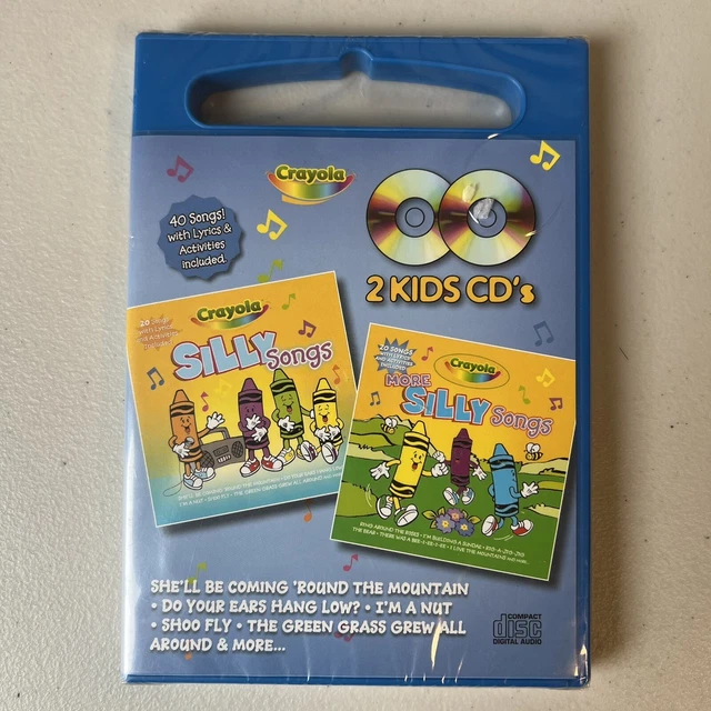CRAYOLA SILLY SONGS/MORE Silly Songs CD Pack 40 Kids Song Brand New ...
