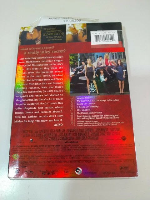 GOSSIP GIRL THE Complete First Season - 5 X DVD English Portuguese £31. ...