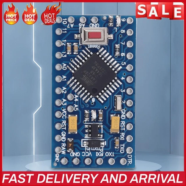 PRO MINI 328 ATMEGA328 Module 3.3V 8MHz ATMEGA328P Development Board ...