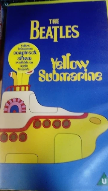 RARE VHS TAPE The Beatles Yellow Submarine £3.00 - PicClick UK
