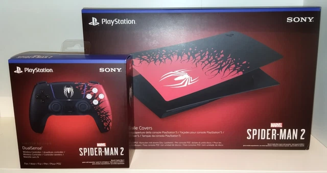 SPIDERMAN 2 COVER plates (Disc version) + manette Dual sense Sony PS5 ...