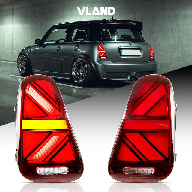 VLAND FOR MINI Cooper R50 R52 R53 2002-2006 LED Rear Tail Lights Red ...