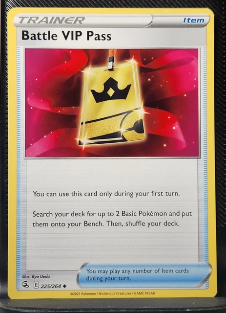 BATTLE VIP PASS 225/264 – Trainer – Pokémon TCG – NM – Qty Available $2 ...