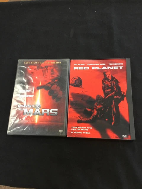 MISSION TO MARS + Red Planet - DVD Lot VAL KILMER GARY SINISE Mars Sci ...