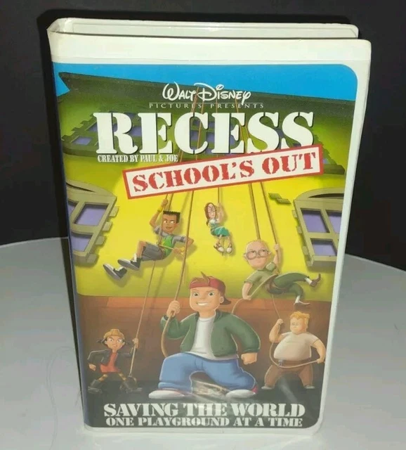 RECESS: SCHOOL'S OUT (VHS Clamshell) Walt Disney, Canadian Version ...