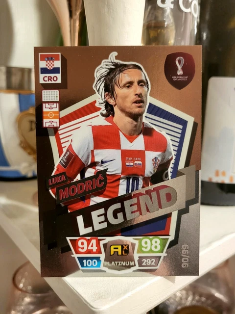 LUKA MODRIC BRONZE Platinum Legend /99 Panini Adrenalyn Xl Qatar World ...