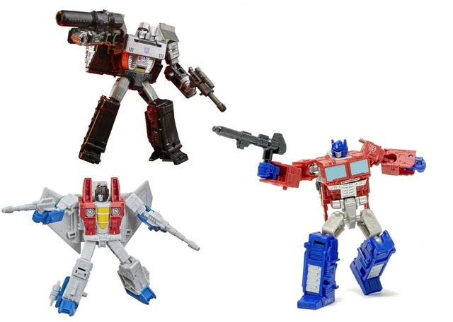 TRANSFORMERS KINGDOM CORE Megatron Starscream Optimus Prime Legends Lot ...