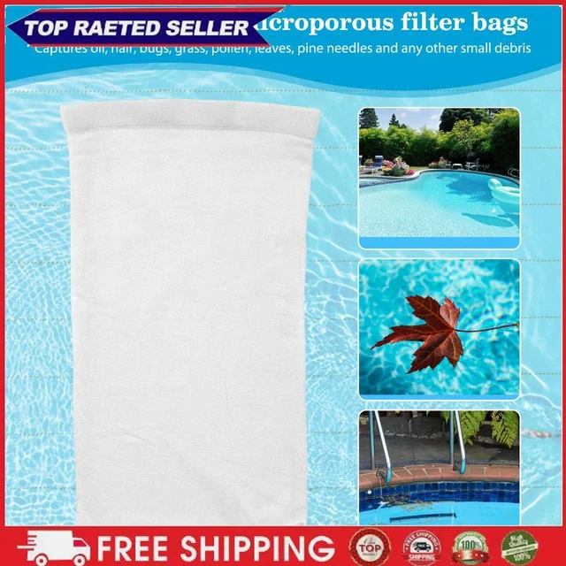 SWIMMING POOL SKIMMER Basket Filter Bag Pool Maintenance (100 Pack ...