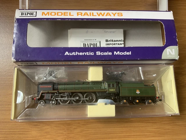 DAPOL ND-095B N Gauge Britannia BR Locomotive Oliver Cromwell 70013 ...