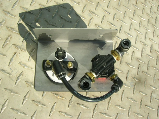 NEW RIDEWELL 1210039 Air Control Kit - Gauge & Manual Regulator ACK ...