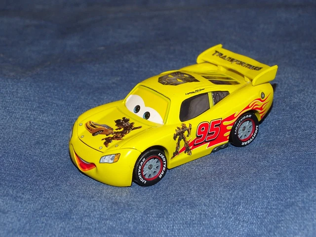 RARE CUSTOM DISNEY Pixar Cars 2 Lightning Mc Queen Transformers ...