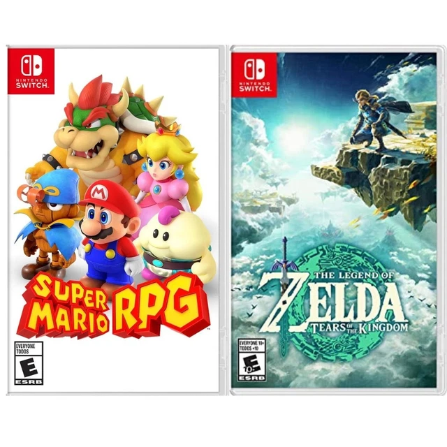 SUPER MARIO RPG & Zelda: Tears of the Kingdom Switch lot de jeu ...