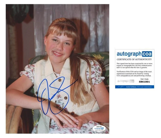 Jodie Sweetin Signed Stephanie Tanner Full House 8x10 Autograph Jsa Coa