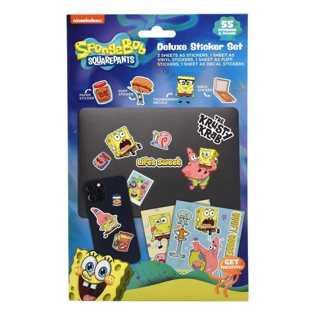SPONGEBOB SQUAREPANTS DELUXE Sticker Set Various EUR 7,86 - PicClick FR