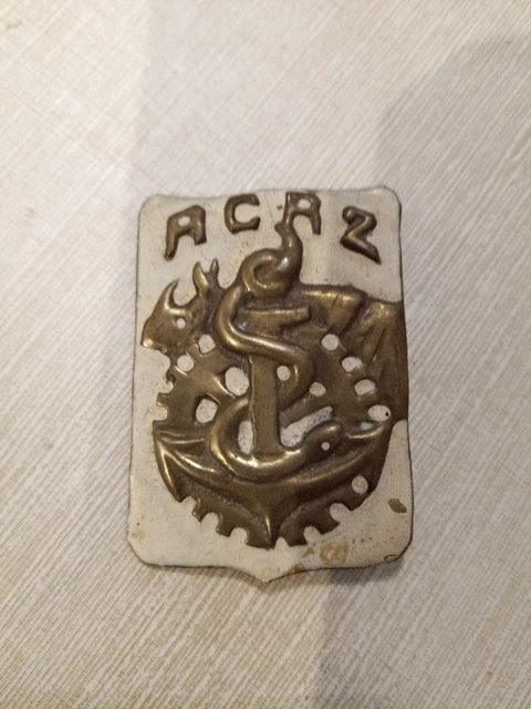 TRÈS RARE INSIGNE du REGIMENT COLONIAL DE RECONNAISSANCE Escadron N'1 ...