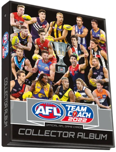 2023 AFL TEAMCOACH Trading Blank Collector Album Folder Team Coach ...