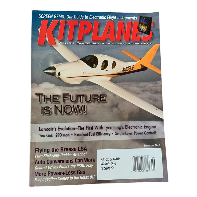 KITPLANES HOMEBUILT AIRCRAFT September 2010 magazine. Auto-conversions ...