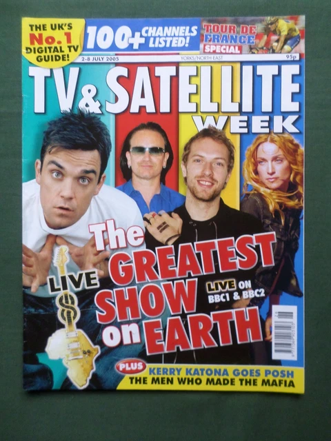 TV & SATELLITE Week Uk Mag 2-8 July 2005 -Benedict Cumberbatch -Kerry ...