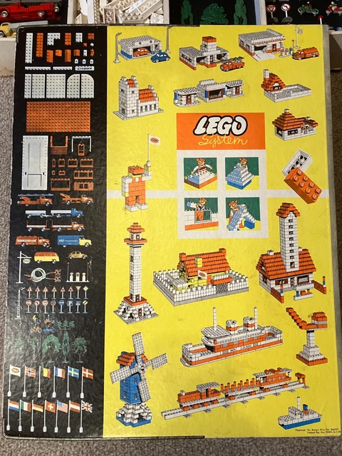 VINTAGE LEGO 810-4 UK Town Plan Set 1962 , Boxed, VERY RARE, Cheeked ...