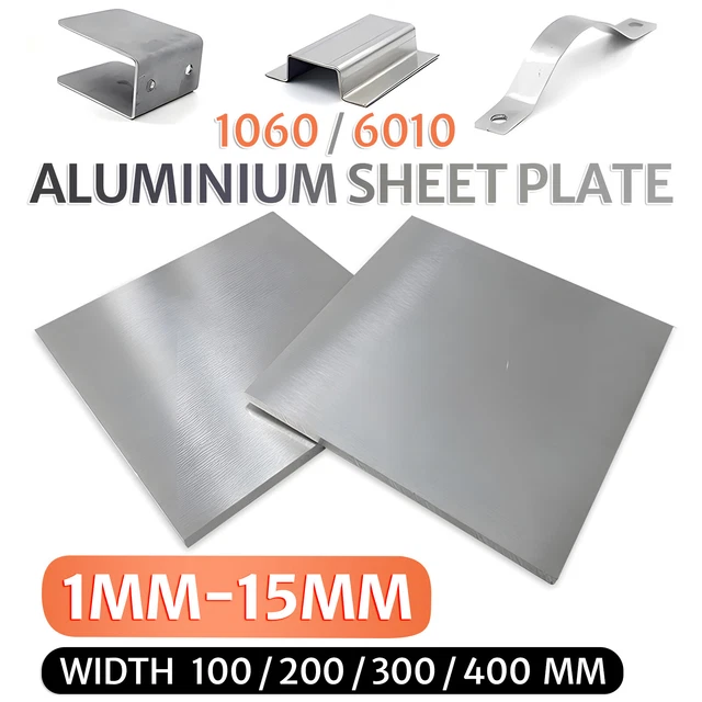 ALUMINIUM PLAIN PLATE Sheet 1mm - 15mm Thick, Various Sizes 1060/6010 ...