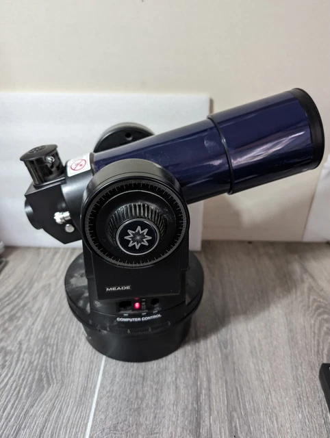 MEADE ETX-60 ASTRO Refracting Telescope Computer Controlled Powers On ...