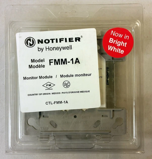 HONEYWELL NOTIFIER FMM-1A Addressable Monitor Module CTL-FMM-1A $18.15 ...