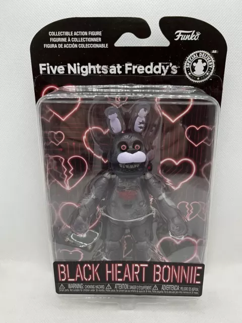 Five Nights At Freddys Blackheart Bonnie Figure Funko Purple Fnaf Rare
