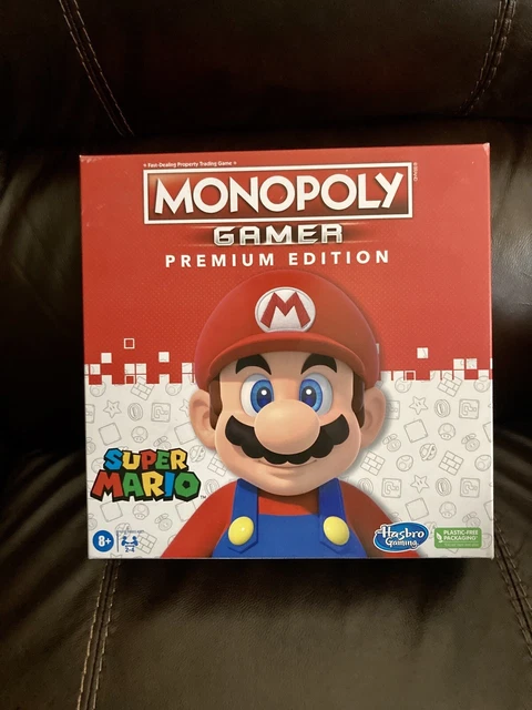 HASBRO GAMING - Super Mario Monopoly Gamer Premium Edition Board Game ...
