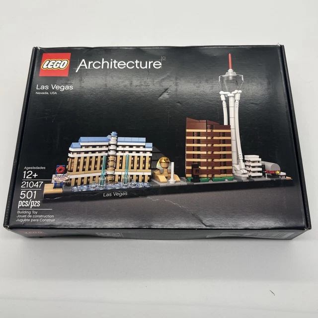 LEGO ARCHITECTURE SKYLINE Collection Las Vegas Building Kit 21047 501 ...