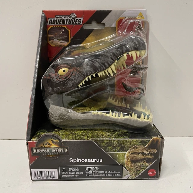 JURASSIC WORLD REBIRTH Micro Adventure Playset Spinosaurus Head - In ...