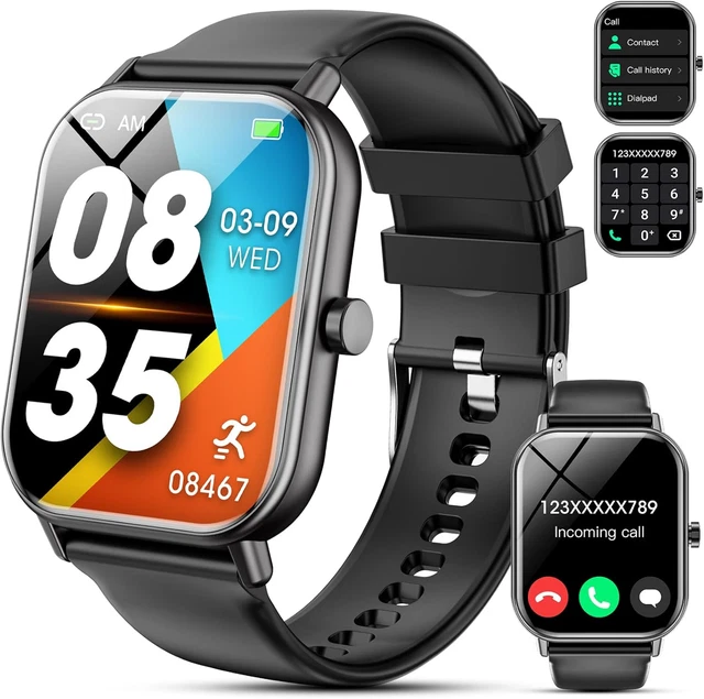 SMARTWATCH UOMO DONNA,1.85''HD Smartwatch Con Effettua/Risposta ...