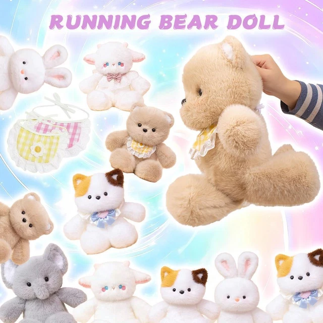 RUNNING BEAR DOLL Little Bear Little Sheep Ragdoll Plush Toy Doll £9.65 ...