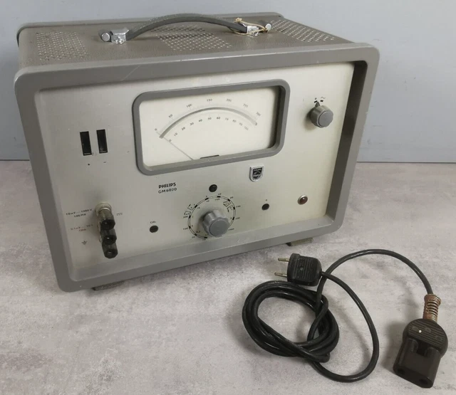 PHILIPS GM6020 MICROVOLTMETER APPAREIL Mesure Microvoltmetre Cable ...