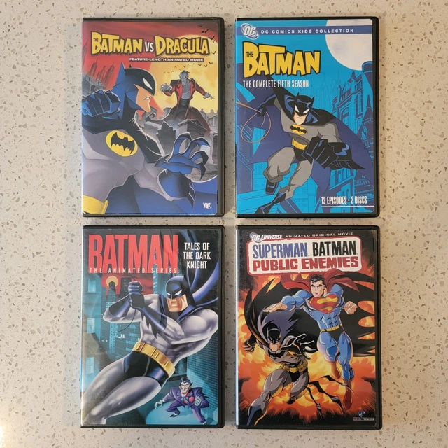 BATMAN 5 DISC DVD Bundle - vs Dracula /the batman / season 5 / public ...