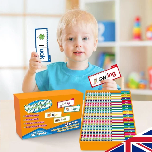 CVC WORD FLIP Chart Consonante Vocale Word Builder Interactive for ...