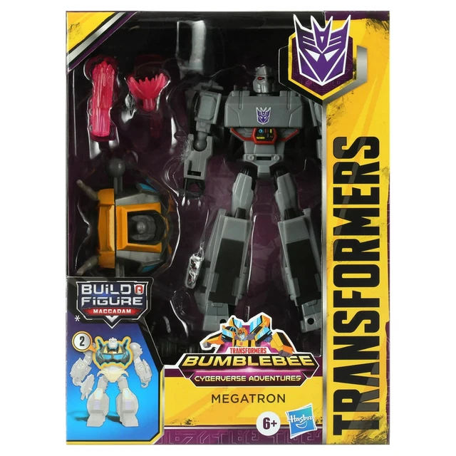 TRANSFORMERS BUMBLEBEE CYBERVERSE Adventures: Megatron Deluxe Figure £ ...