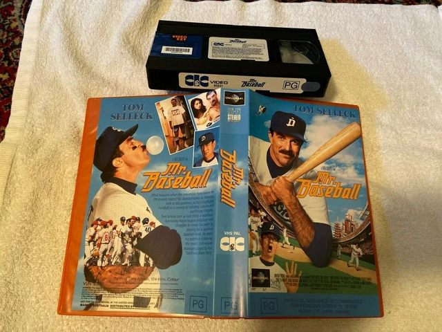 MR BASEBALL TOM Selleck Ex-rental VHS Video Tape $45.00 - PicClick AU