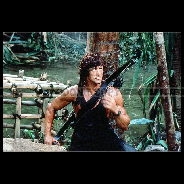SYLVESTER STALLONE RAMBO: First Blood Part Ii 1985 Vintage Photo EUR 14 ...