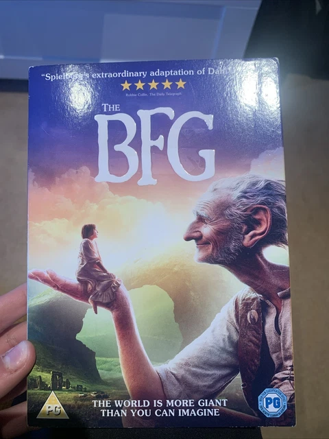 THE BFG DVD Ruby Barnhill, Mark Wahlberg, Roald Dhal, Steven Spielberg ...