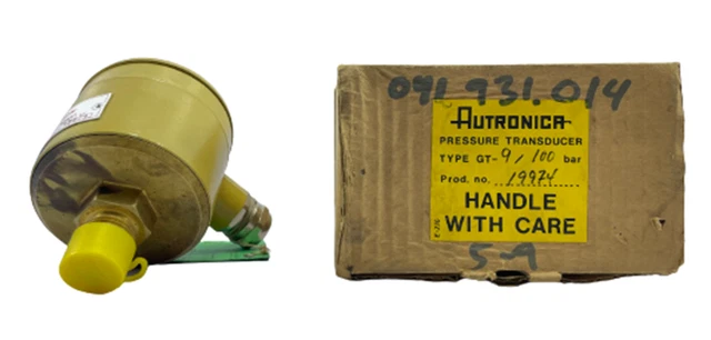 AUTRONICA PRESSURE TRANSDUCER Type GT-9 / 100 Bar 19974 £239.59 ...