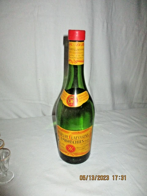 ANCIENNE BOUTEILLE GENIÈVRE Claeyssens Wambrechies -Nord-49° 70 cl-JAMAIS OUVERT EUR 14,50 ...