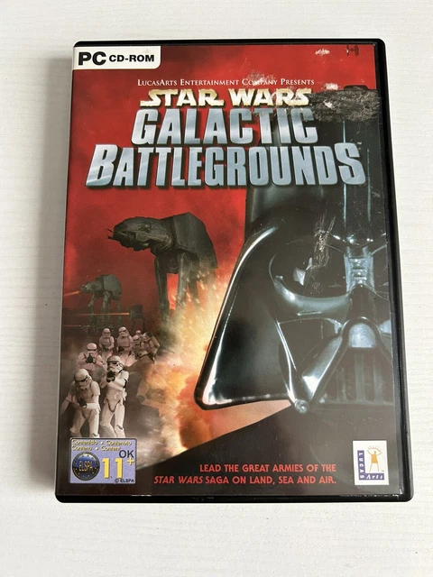 STAR WARS: GALACTIC Battlegrounds (PC: Mac/ Windows, 2001) - European ...