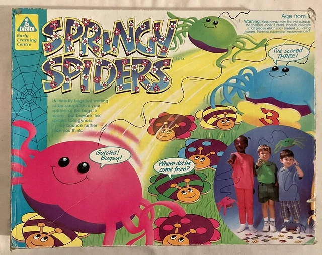 RETRO “SPRINGY SPIDERS” Game, Early Learning Centre ELC **Rare** £14.07 ...